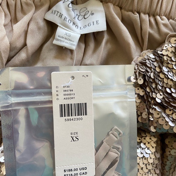 Anthropologie | Dresses | Anthro Mare Mare Gold Sequin Dress | Poshmark